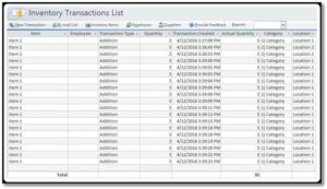 Access Inventory Database Template | Excel & Word Templates